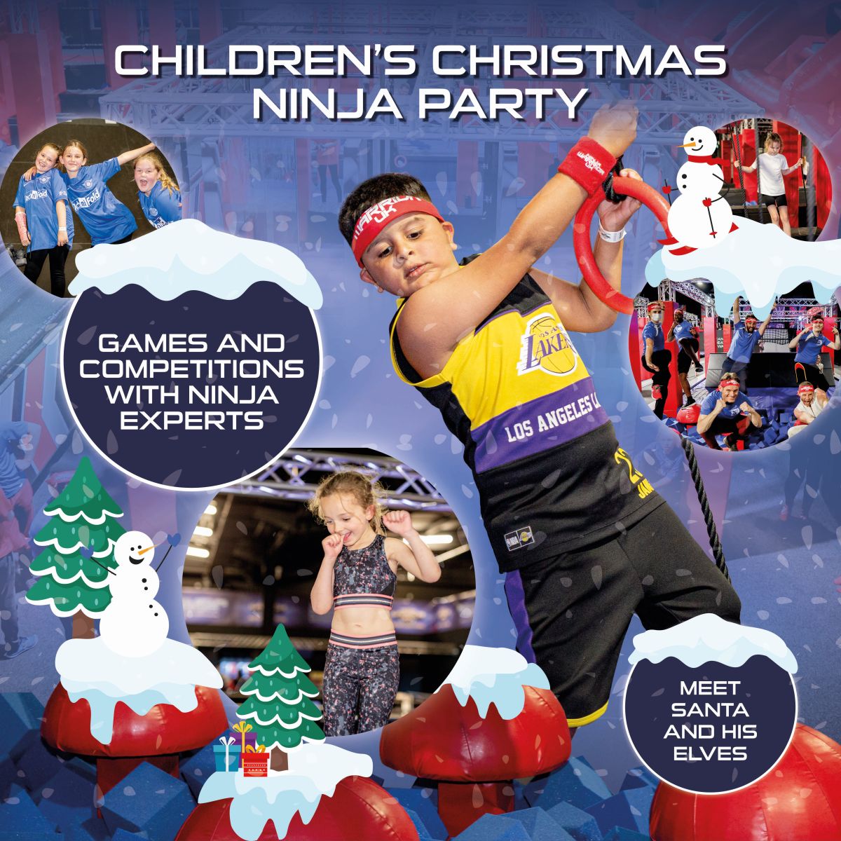Don't miss hours of fun at Ninja Warrior UK Leicester's Christmas Ninja ...