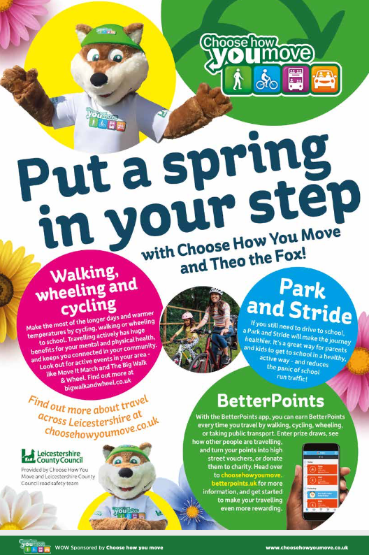 Stay active this spring with Choose How You Move and Theo the Fox ...