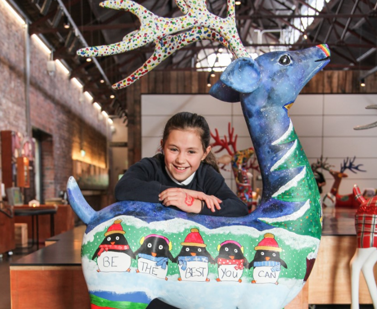 RIVERSIDE PRIMARY PUPILS CELEBRATE REINDEER TRAIL DESIGN WIN | Primary ...